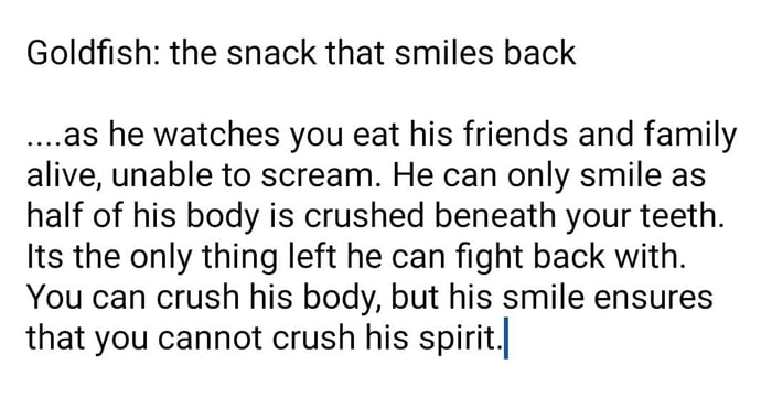 The snack that smiles back - 9GAG