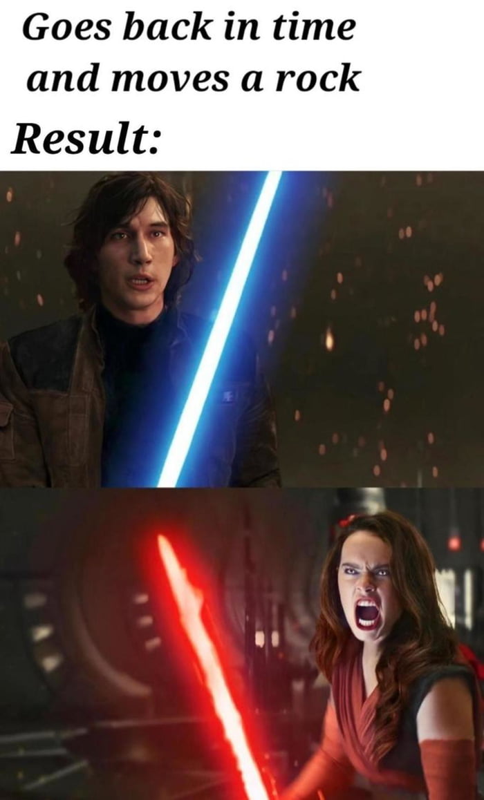 With woman being more emotional. you'd think they would make the next sith lord a woman - 9GAG
