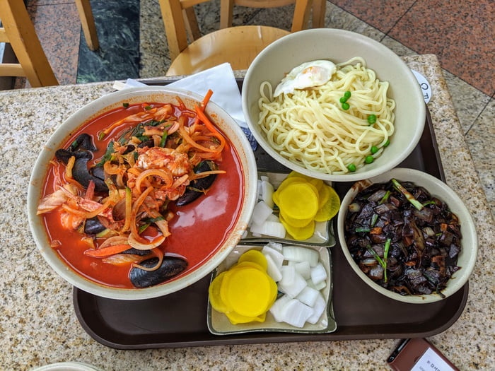 Jjampong and jjajangmyeon - 9GAG