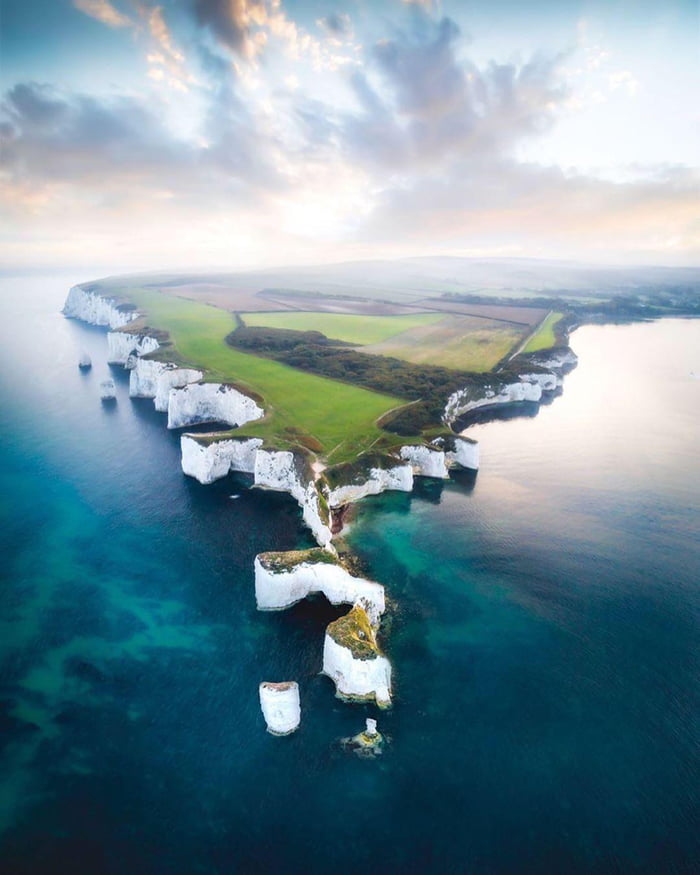 This beautiful shot of the Coast of Dorsetshire and East Devonshire ...