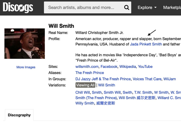 Discogs profile updated - 9GAG