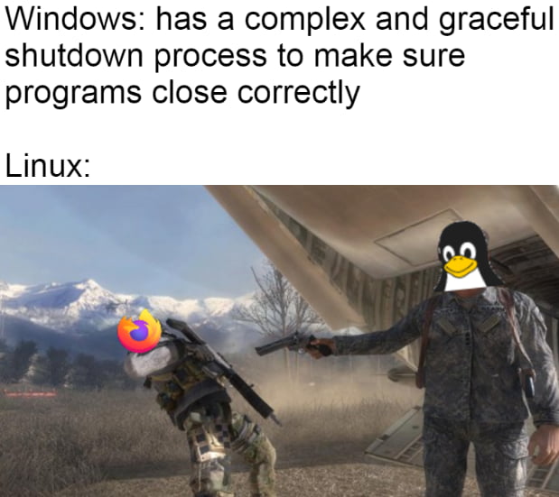 Linux with no regard for software - 9GAG