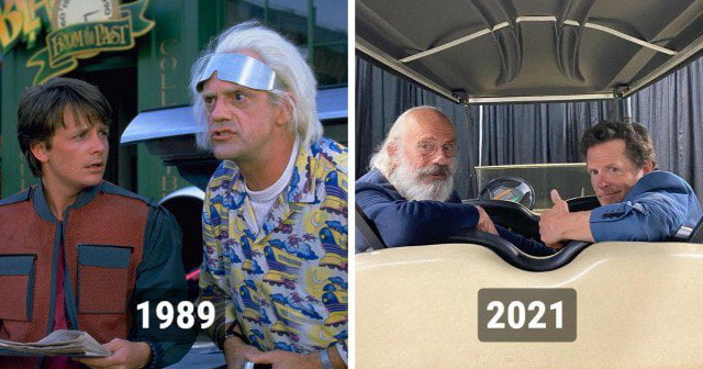 Marty McFly and Doc Brown - 9GAG
