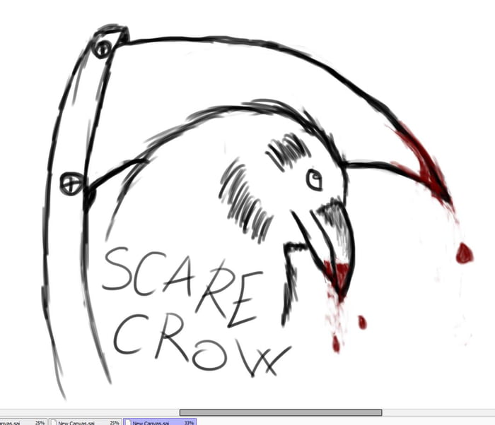 Had this drawing over 10 years, still not sure how to finish it - 9GAG