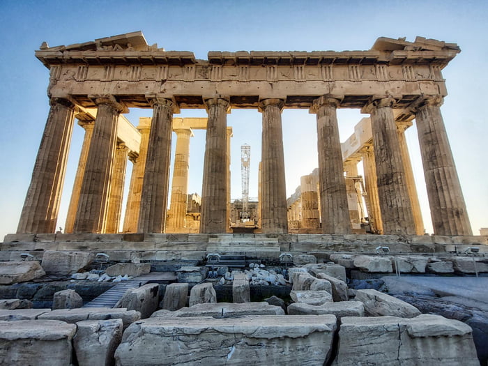 The Parthenon from the East side - 9GAG
