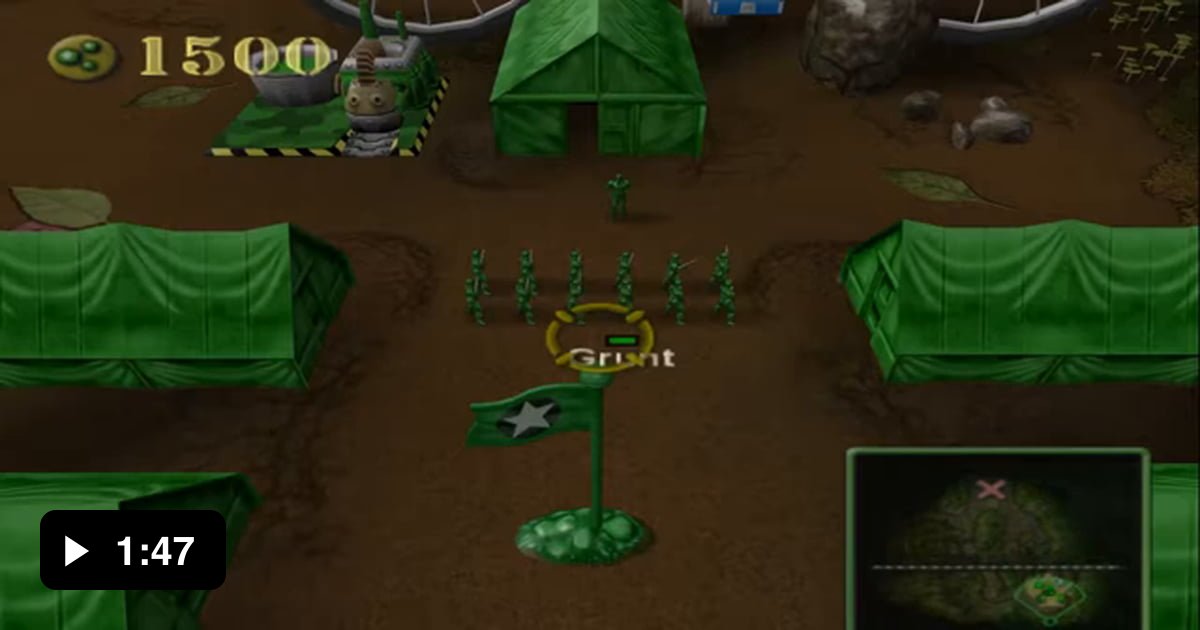 Army men RTS on ps2. My 2nd RTS game after c&c retaliation on ps1. I ...