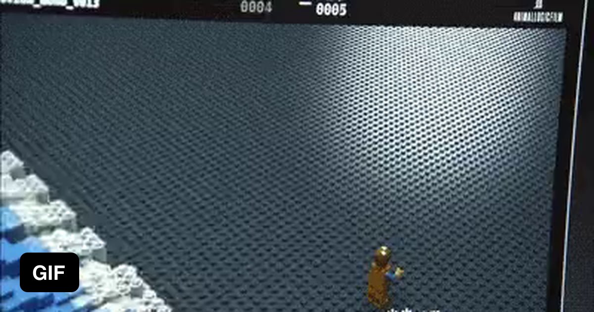 Animated lego wave. So satisfying - 9GAG