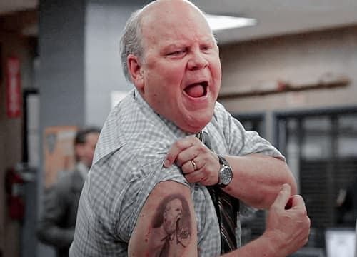 "MR 9-9 showing of His tattoo" - Brooklyn nine nine - 9GAG