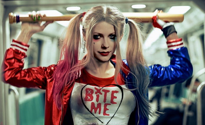 Avril Lavigne as Harley Quinn - 9GAG