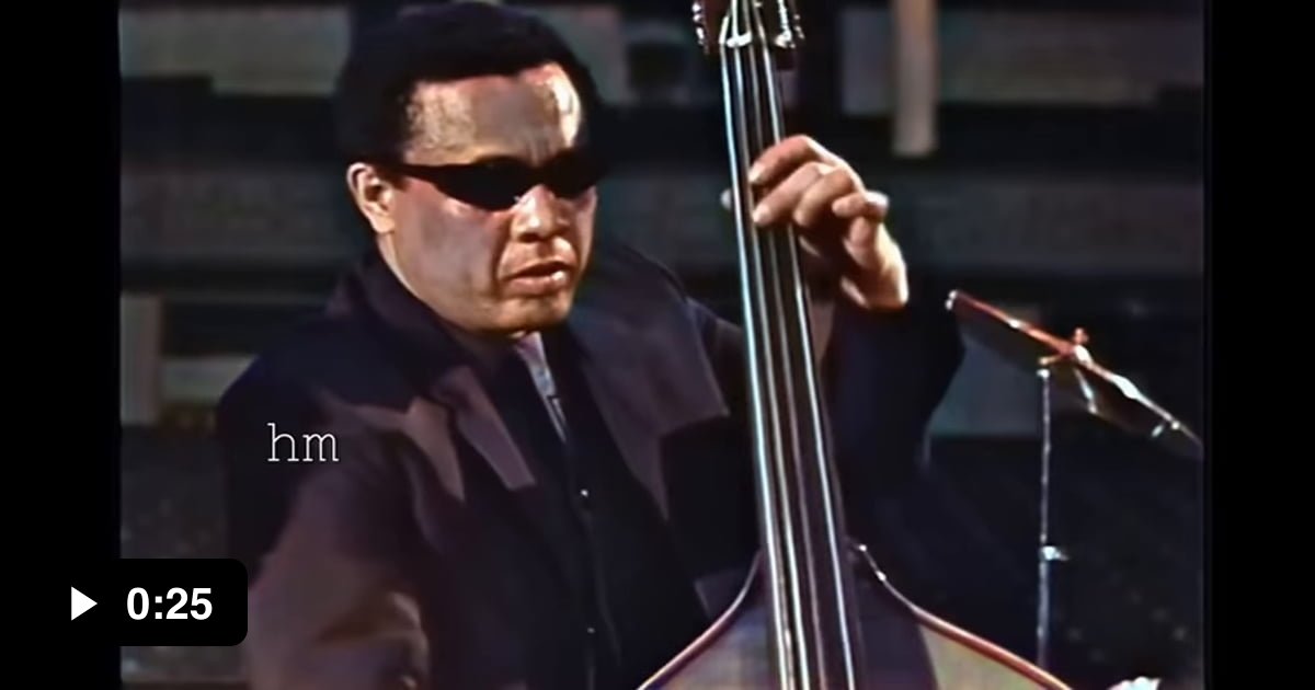 Charles Mingus Sextet crazy badum tss solo, Stockholm 1964 - 9GAG