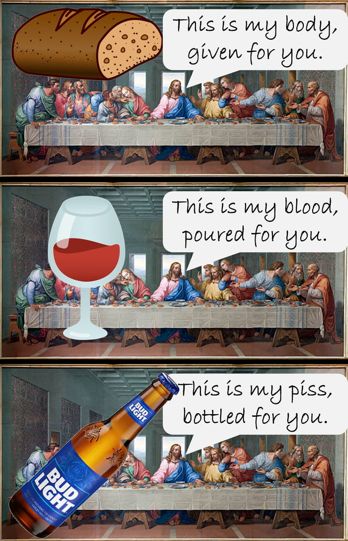 Regarding beer, his name is jesUS - 9GAG