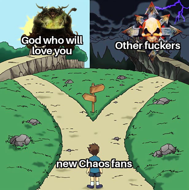 Choose left path, its better and have AIDS - 9GAG