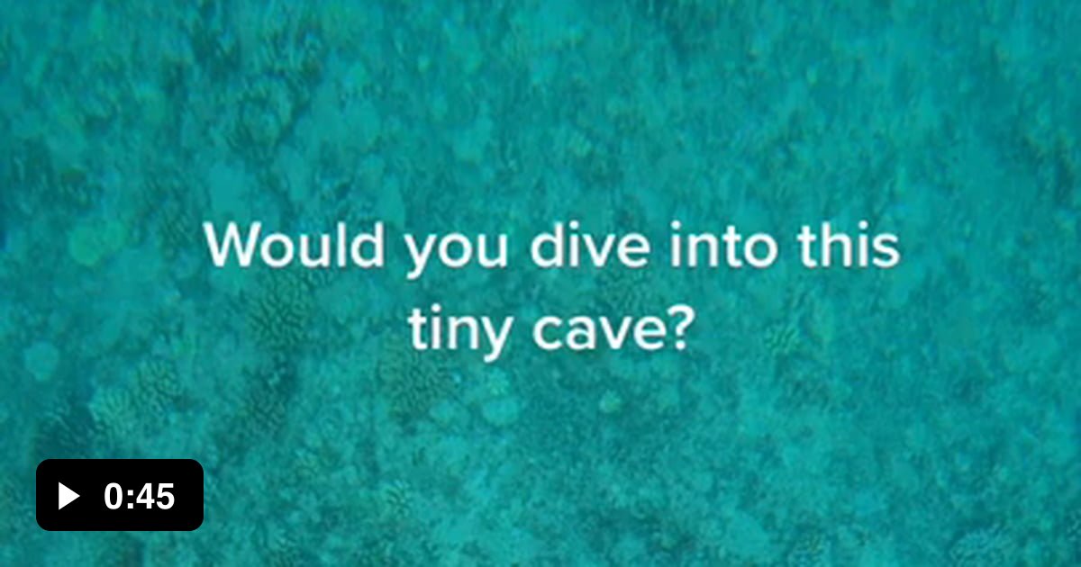 Diving into caves - 9GAG