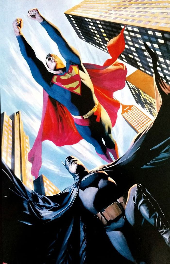 Superman & Batman by Alex Ross - 9GAG