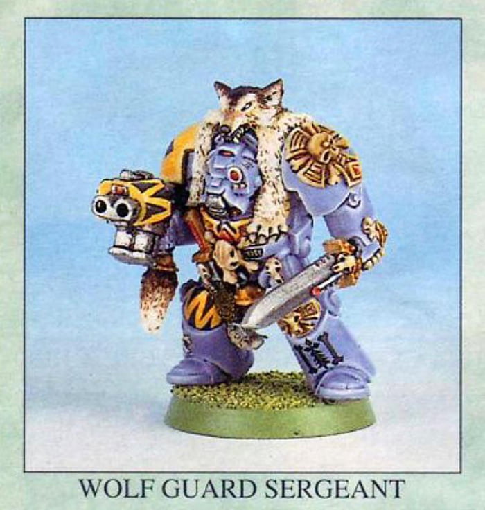 Space Wolf “Wolf” decoration. It appeared early on around the end of ...