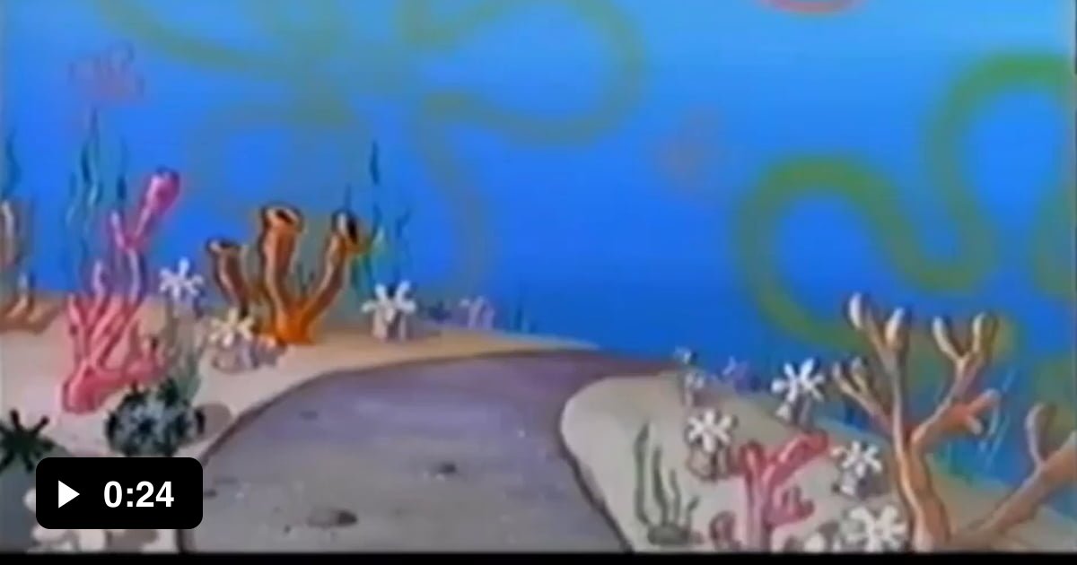 The intro of the first ever “SpongeBob SquarePants” episode, 1999. - 9GAG