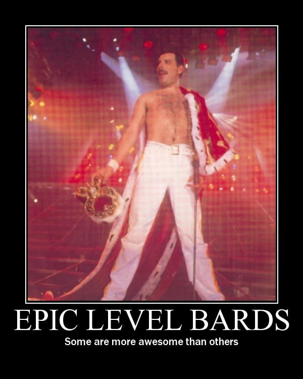 Freddy Mercury - Epic Level Bard - 9GAG