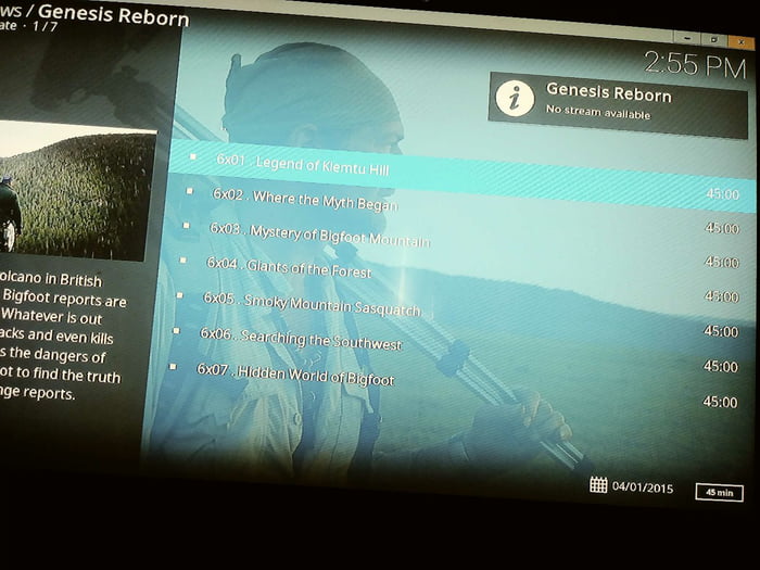 Can't find a good streaming program. Kodi.s been acting up and not working(at least for genesis ...