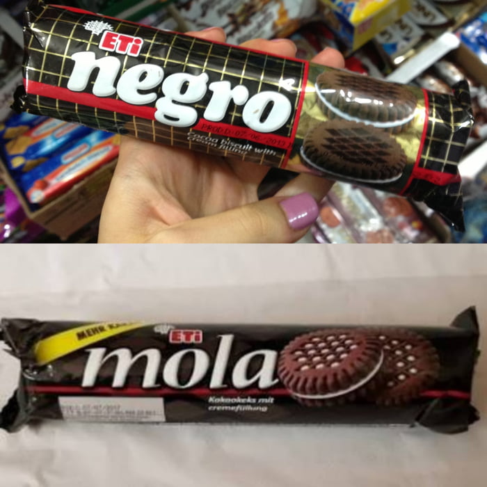This (above) is a Turkish chocolate called Negro, because the word is ...