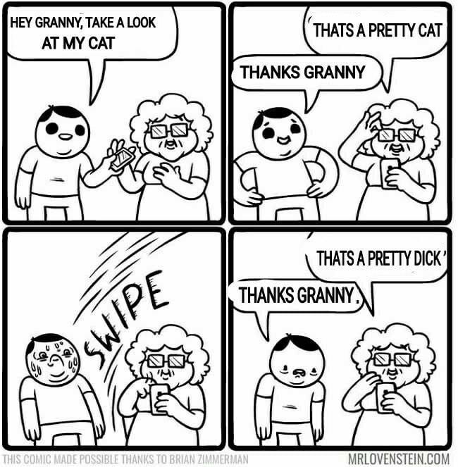 Now feed me something Granny. - 9GAG