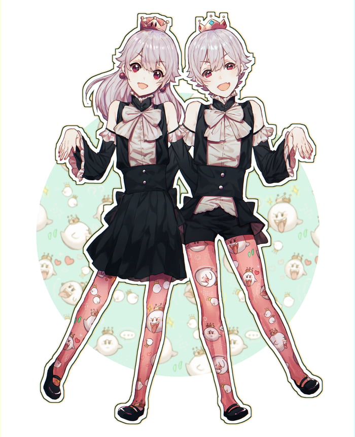 Princess and Prince Boo drawn by artist Tuze111. - 9GAG