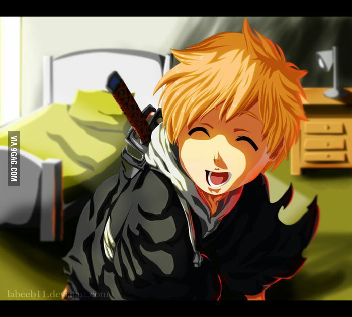 Ichigo's kid Kazui - 9GAG