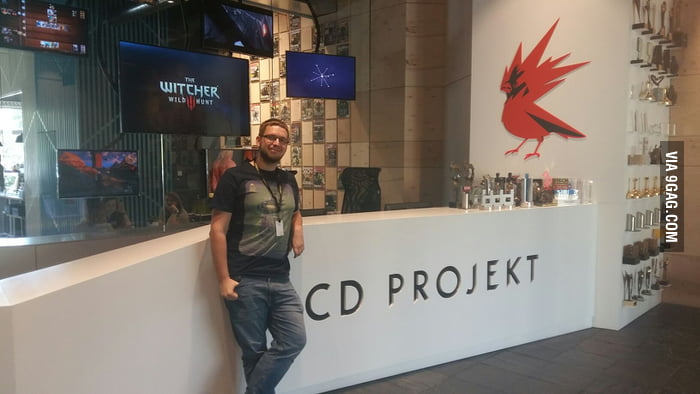 For people who asked for proof: best wishes from CDPR team! :) - 9GAG
