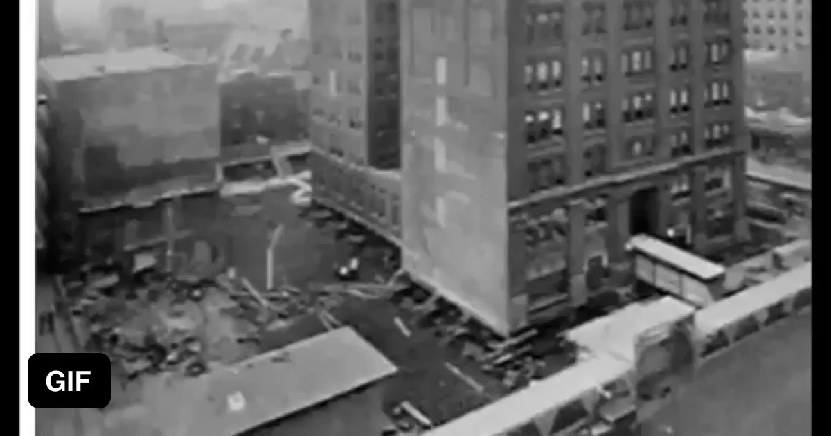 Rotating the Indiana Bell Building, 1930 - 9GAG