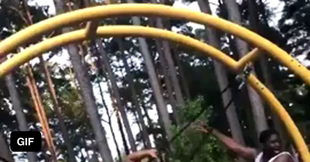 Let me get near the swing, what could go wrong? - 9GAG