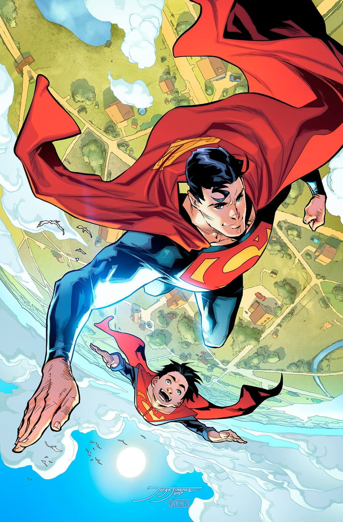 Superman & Superboy by Jorge Jimenez and Alejandro Sanchez - 9GAG