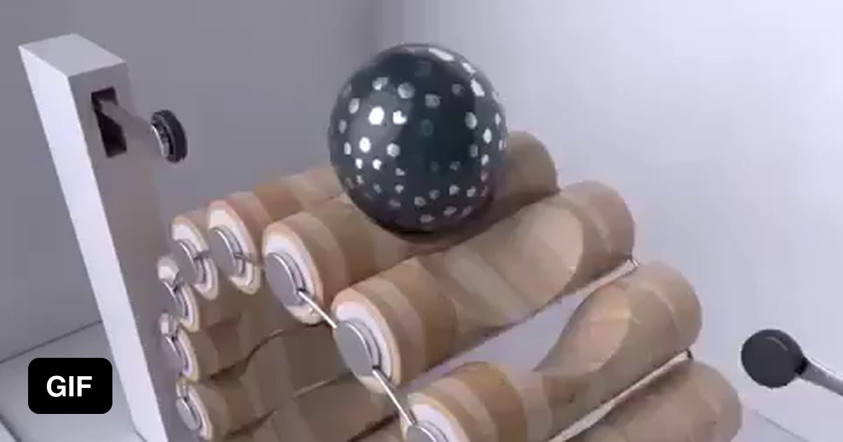 Perpetually rolling ball thingy - 9GAG