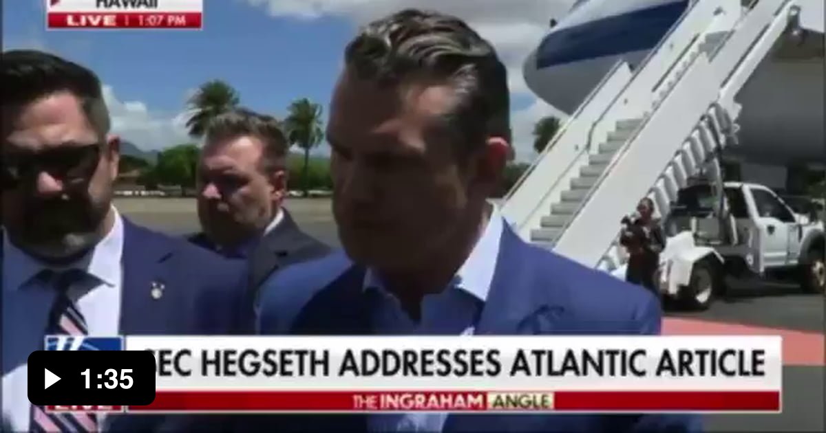 The Atlantic included screenshots from the Signal chat. The White House ...