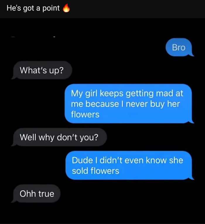 He's got a point! - 9GAG