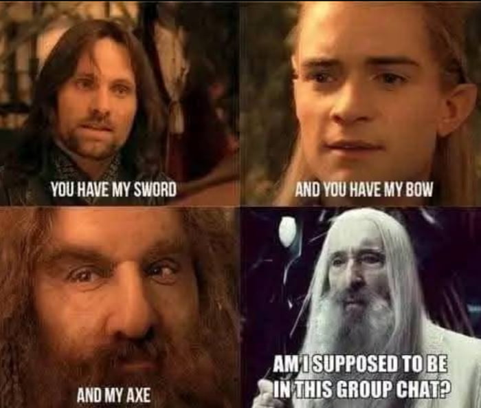 Fellowship of Group Chat - 9GAG