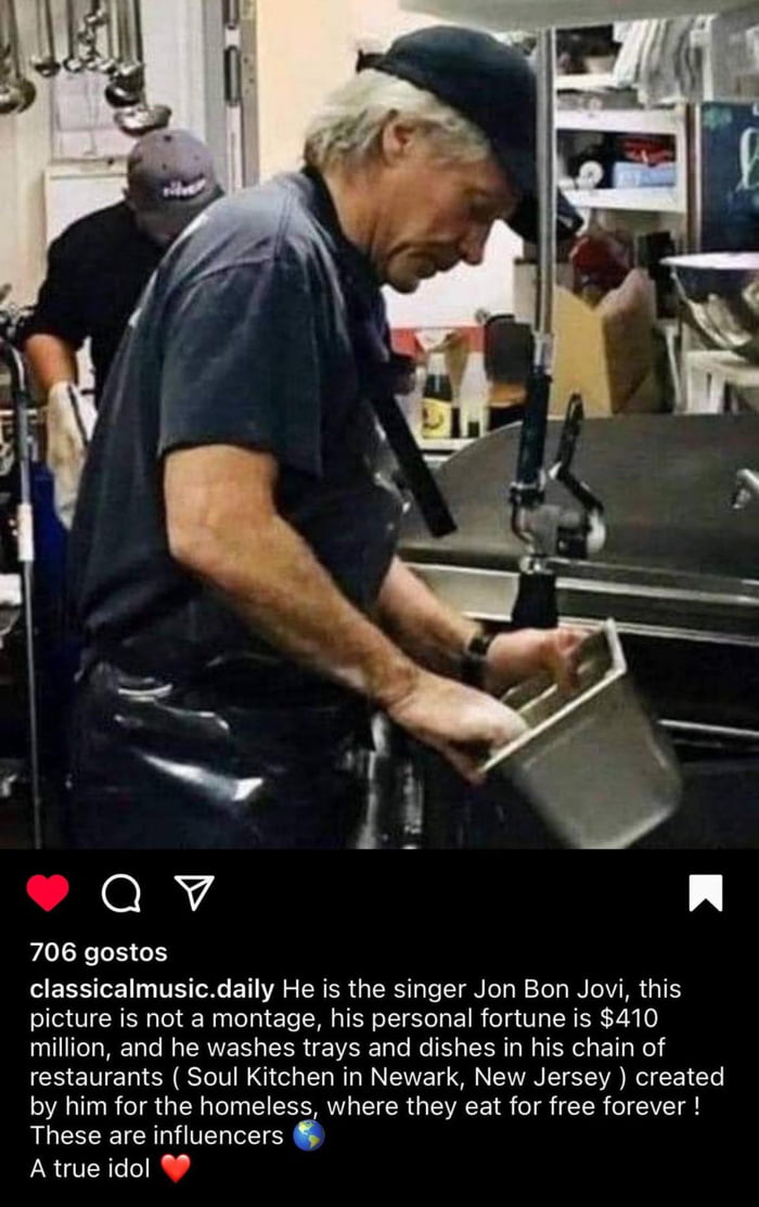 Jon Bon Jovi is a very good person - 9GAG