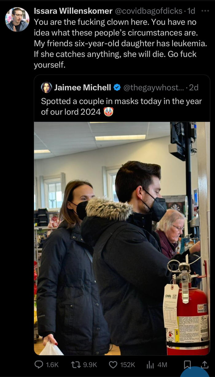 Are we still dissing people for wearing masks? - 9GAG