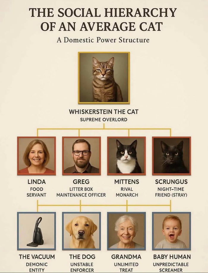 All hail the cat overlord - 9GAG