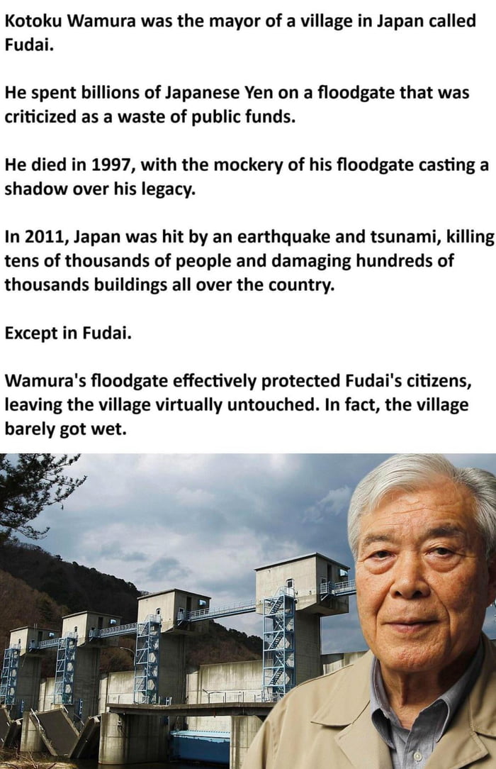 Kotoku Wamaru , mayor of japanese village Fudai, spend billions of yen ...
