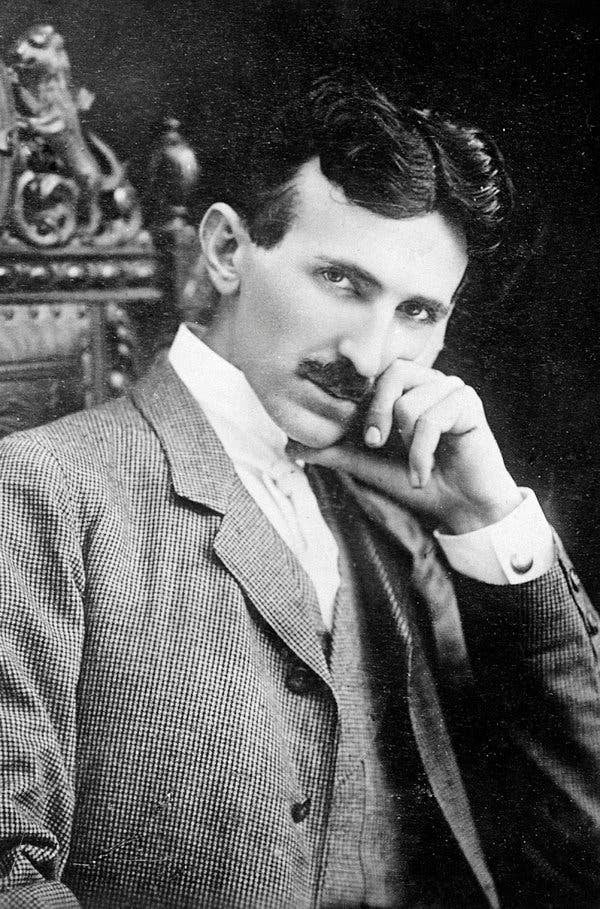 Nikola Tesla (1856-1943), Serbian-American engineer, futurist, and ...