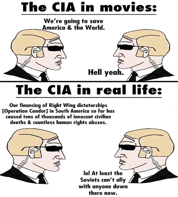 What we cant CIA post here wtf - 9GAG