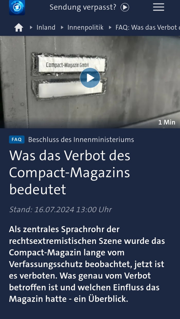 A new Level of repression has reached in Germany. The current left ...