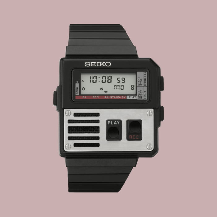 The world's first watch with recording and playback functions Seiko ...