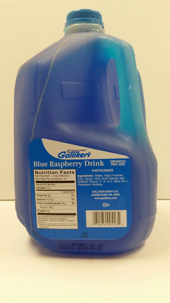 Blue Raspberry drink. - 9GAG
