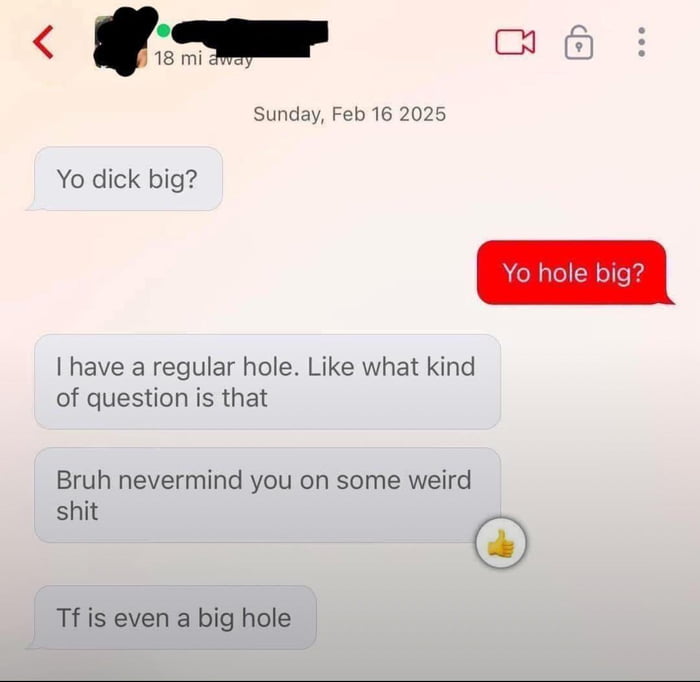 Yo hole big? - 9GAG