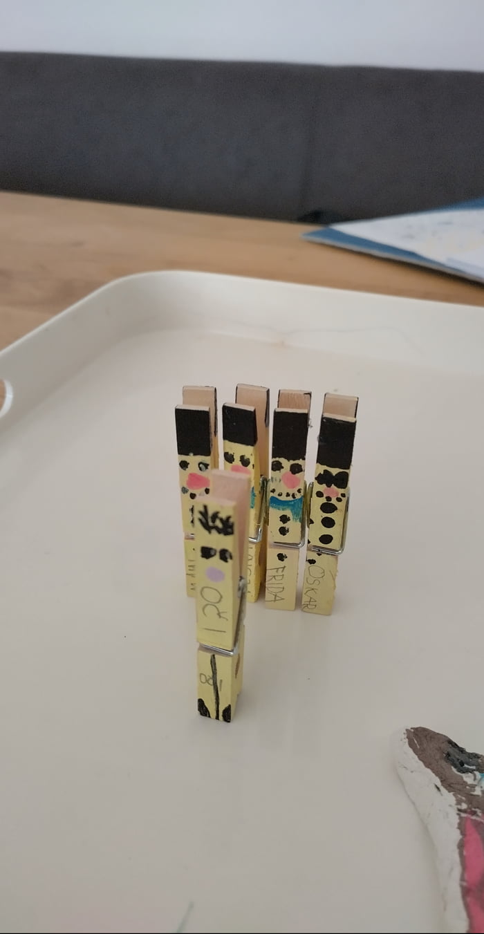 So my kid just painted some clamps. Wife doesn't understand why I can't ...
