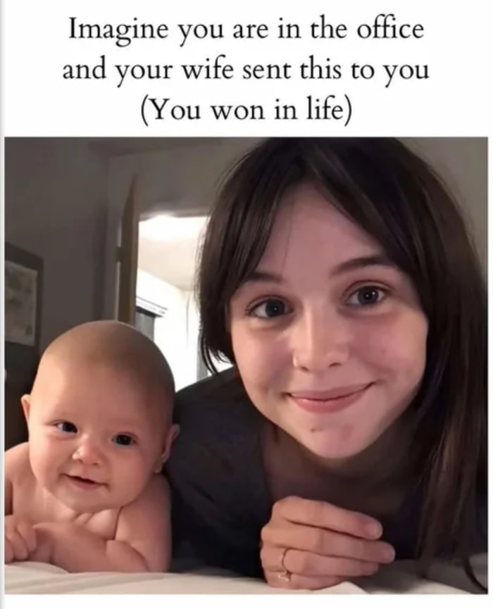 How's your wife with my kid. You cuck. - 9GAG