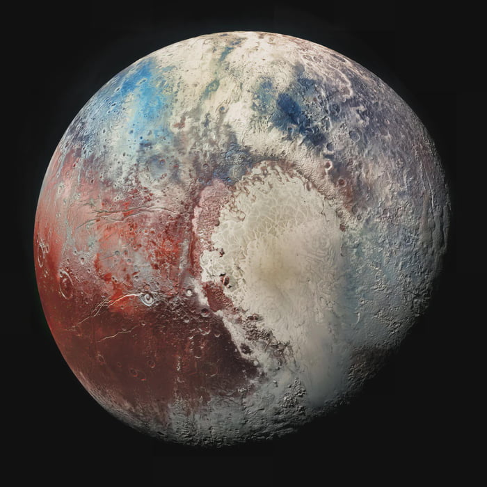 This is the clearest image of Pluto ever taken - 9GAG