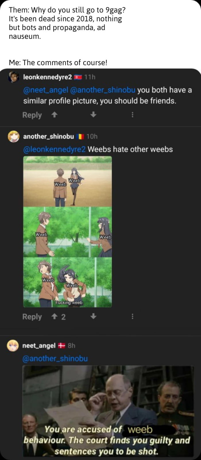 Oh 9gag comments, never change - 9GAG