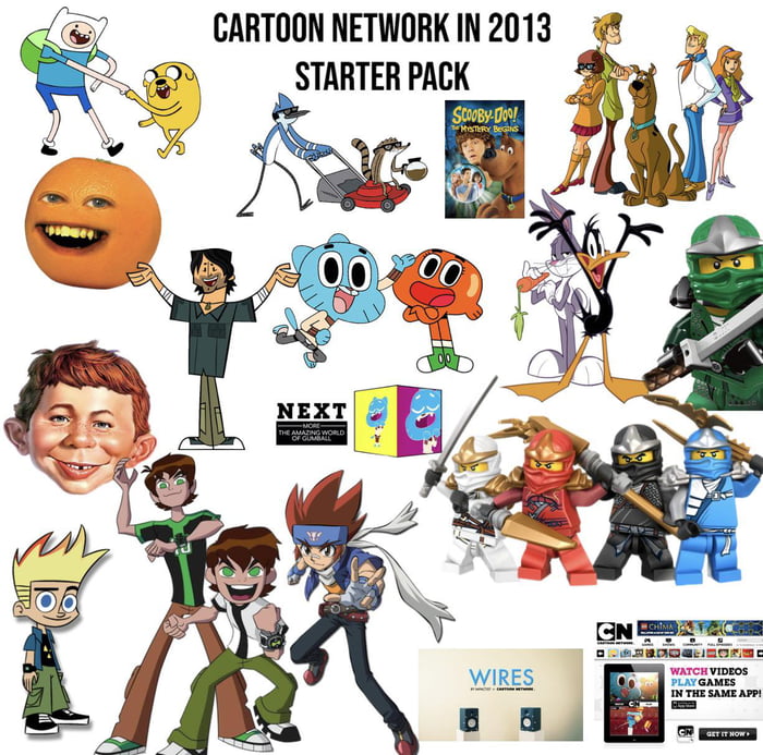 Cartoon Network in 2013 Starter Pack - 9GAG