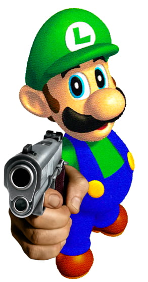 Pov: you refuse to give Luigi the coins he needed so he gives you ...